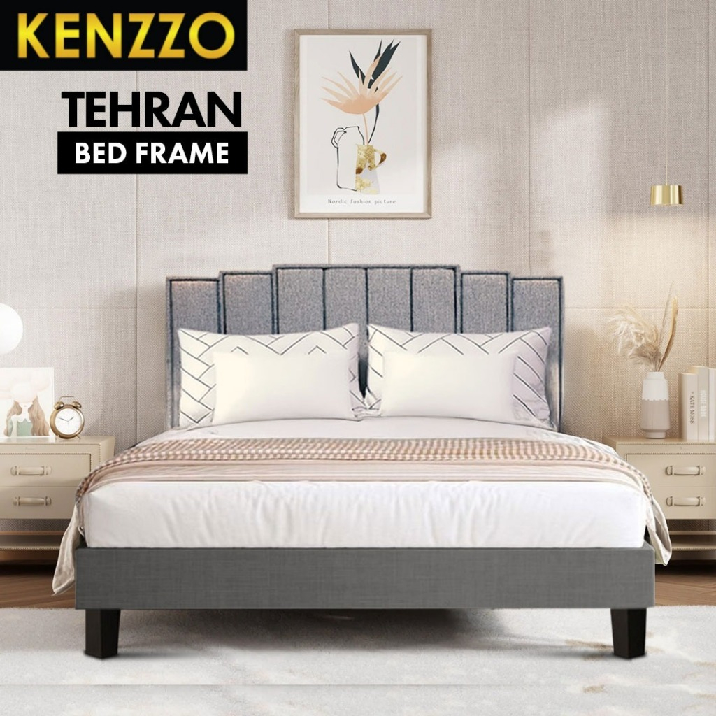 Kenzzo : TEHRAN SET Luxury Swiss-Foundation Divan Queen Bed Frame Katil ...