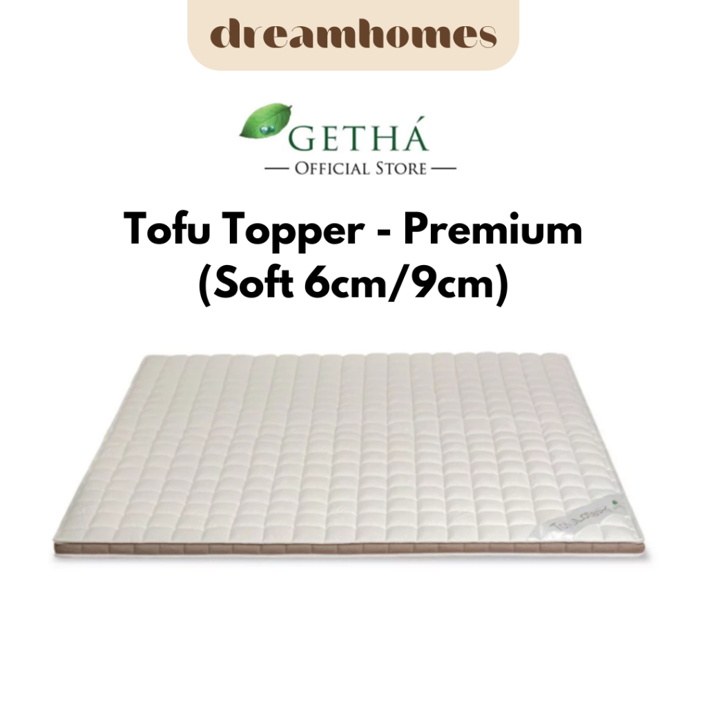 Getha Tofu Latex Topper - PREMIUM (Soft 6cm/9cm) | Shopee Malaysia