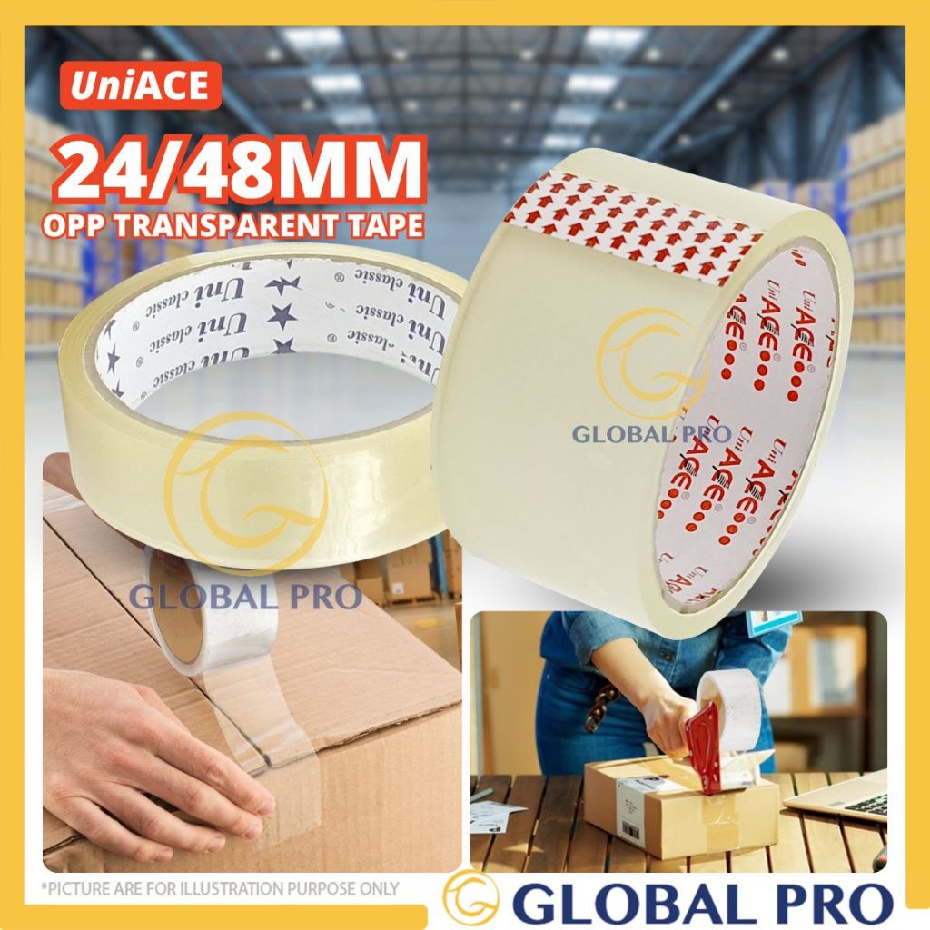 [1PC] 24/ 48mm x 40yard OPP Tape TRANSPARENT TAPE Clear Tape Packing ...