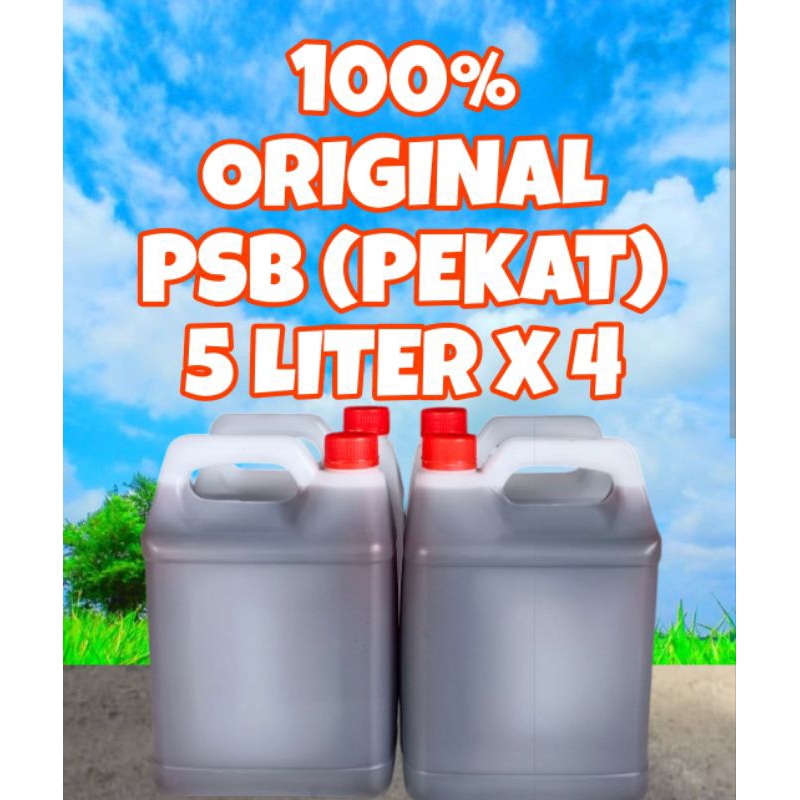 ORIGINAL PSB 5 LITER x 4 BOTOL | Shopee Malaysia