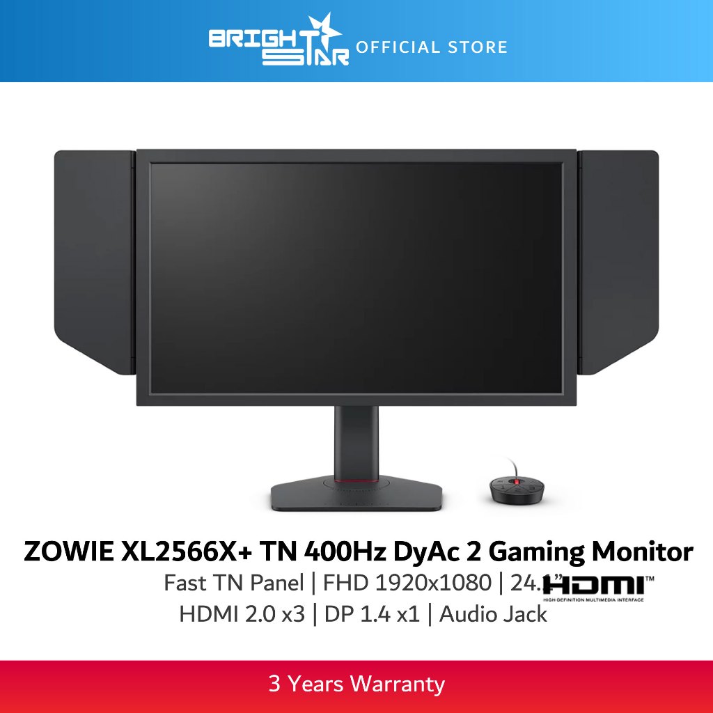 BENQ ZOWIE XL2566X+ Fast TN 400Hz DyAc 2 Gaming Monitor | Shopee Malaysia