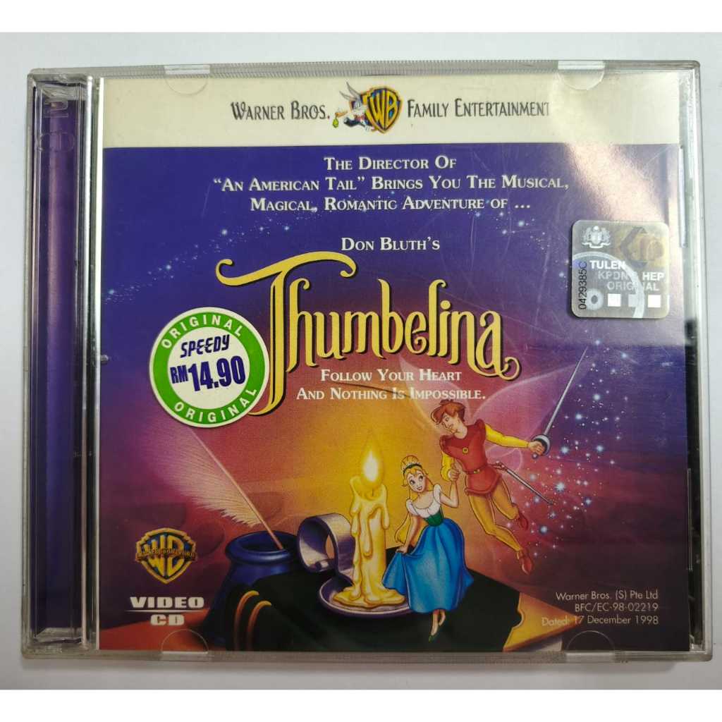 A97 (USED VCD) Thumbelina VCD | Shopee Malaysia