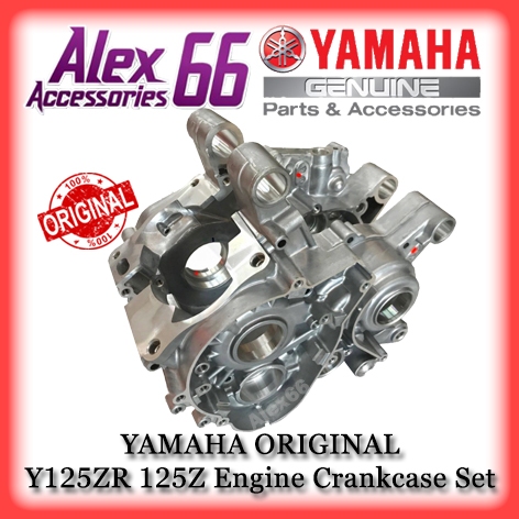 YAMAHA ORIGINAL Engine Crankcase Set Casing Engin Tengah Y125ZR 125Z | Shopee Malaysia