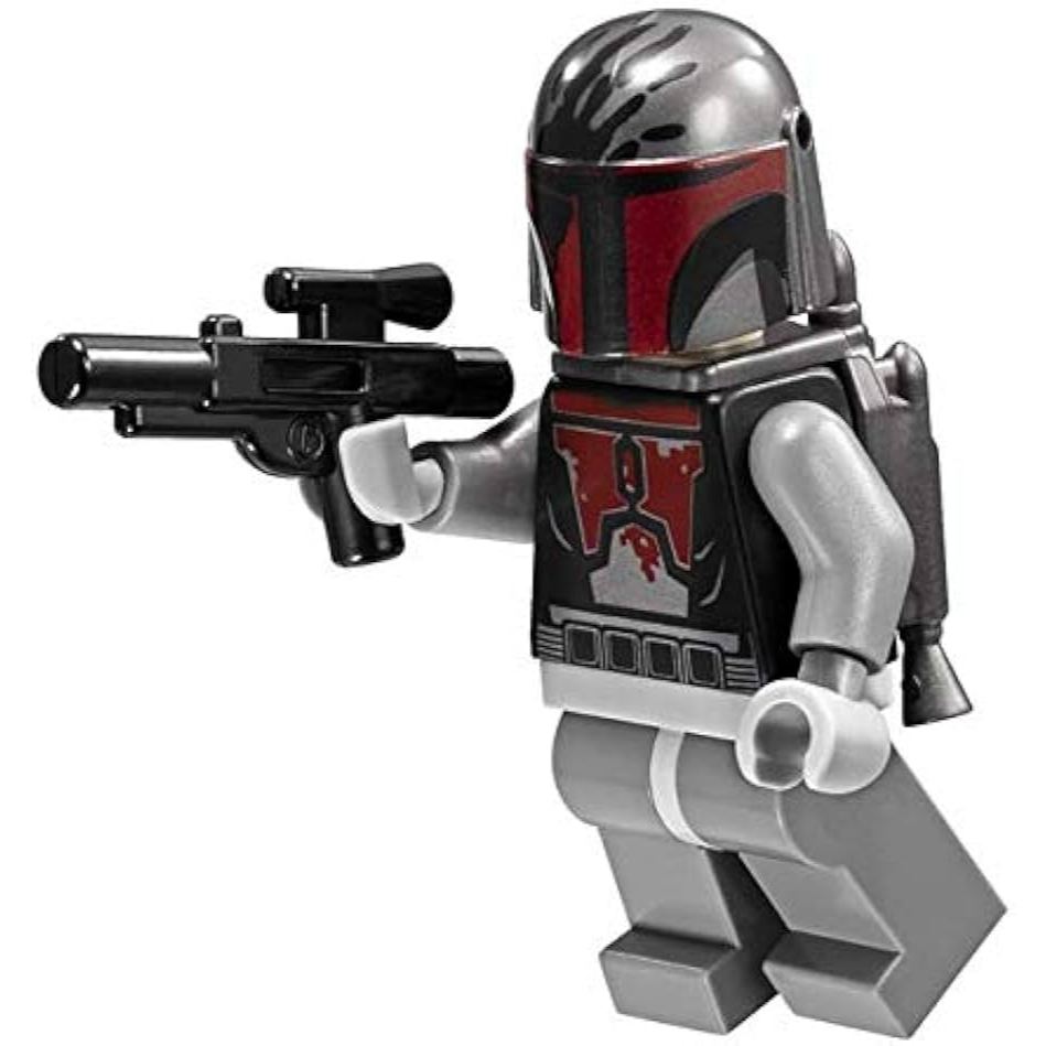 Lego SW0495 Star Wars the Clone Wars: Mandalorian Super Commando Minifigure (Head with High Brow ...