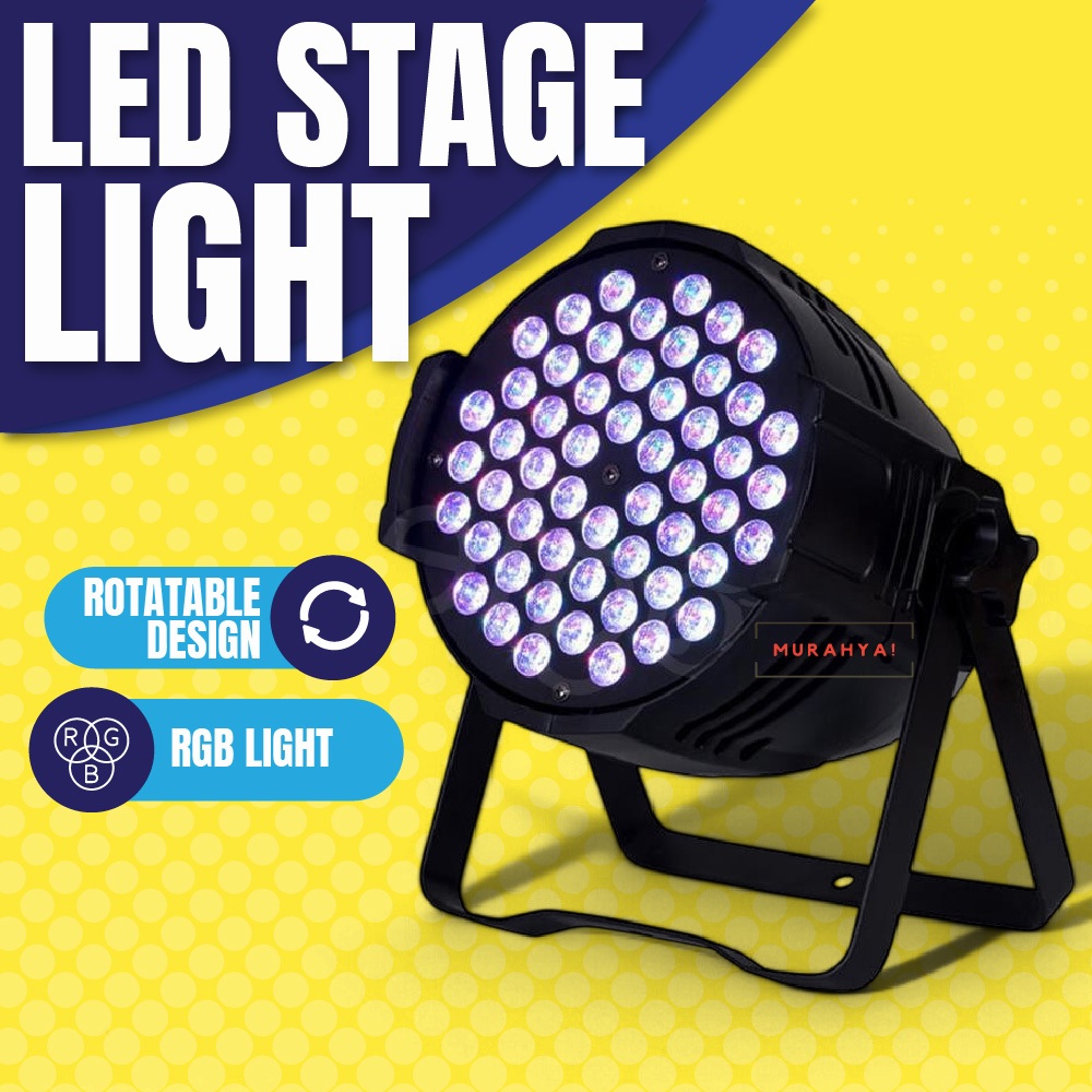 Lampu LED Stage Light Spotlight Par Can Light Moving Party RGBW Light ...