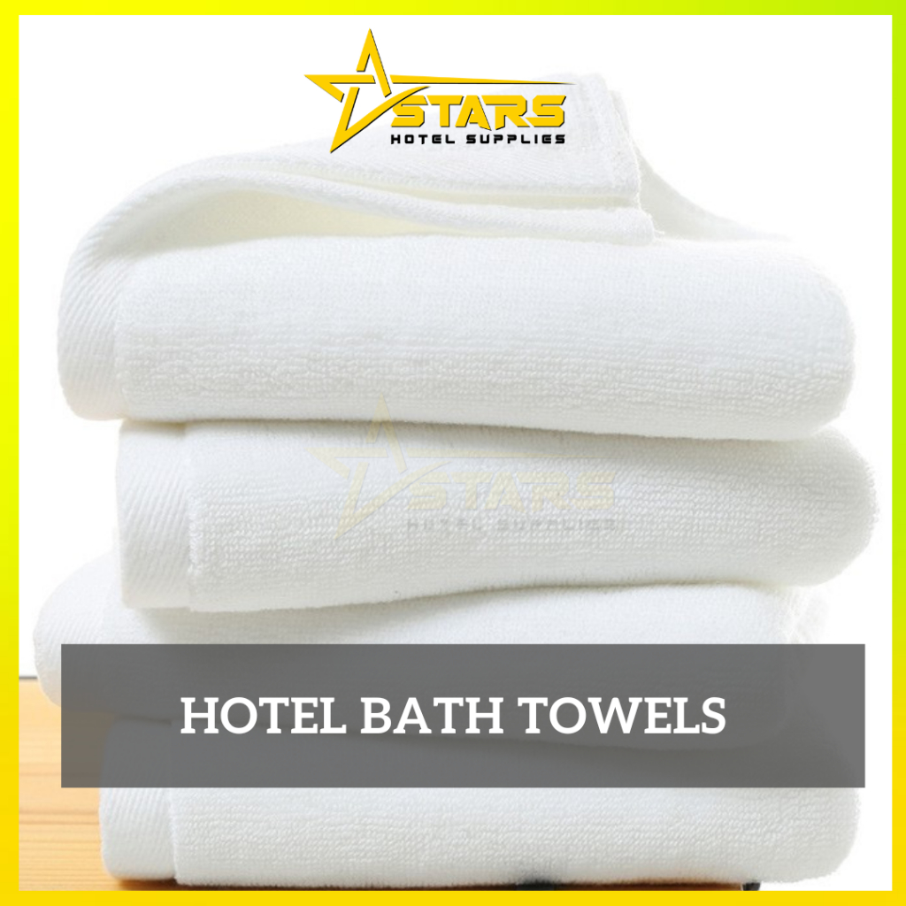 STARS 100% Cotton Bath Towel Hotel/White Towel Hotel/Tuala Hotel/Tuala ...