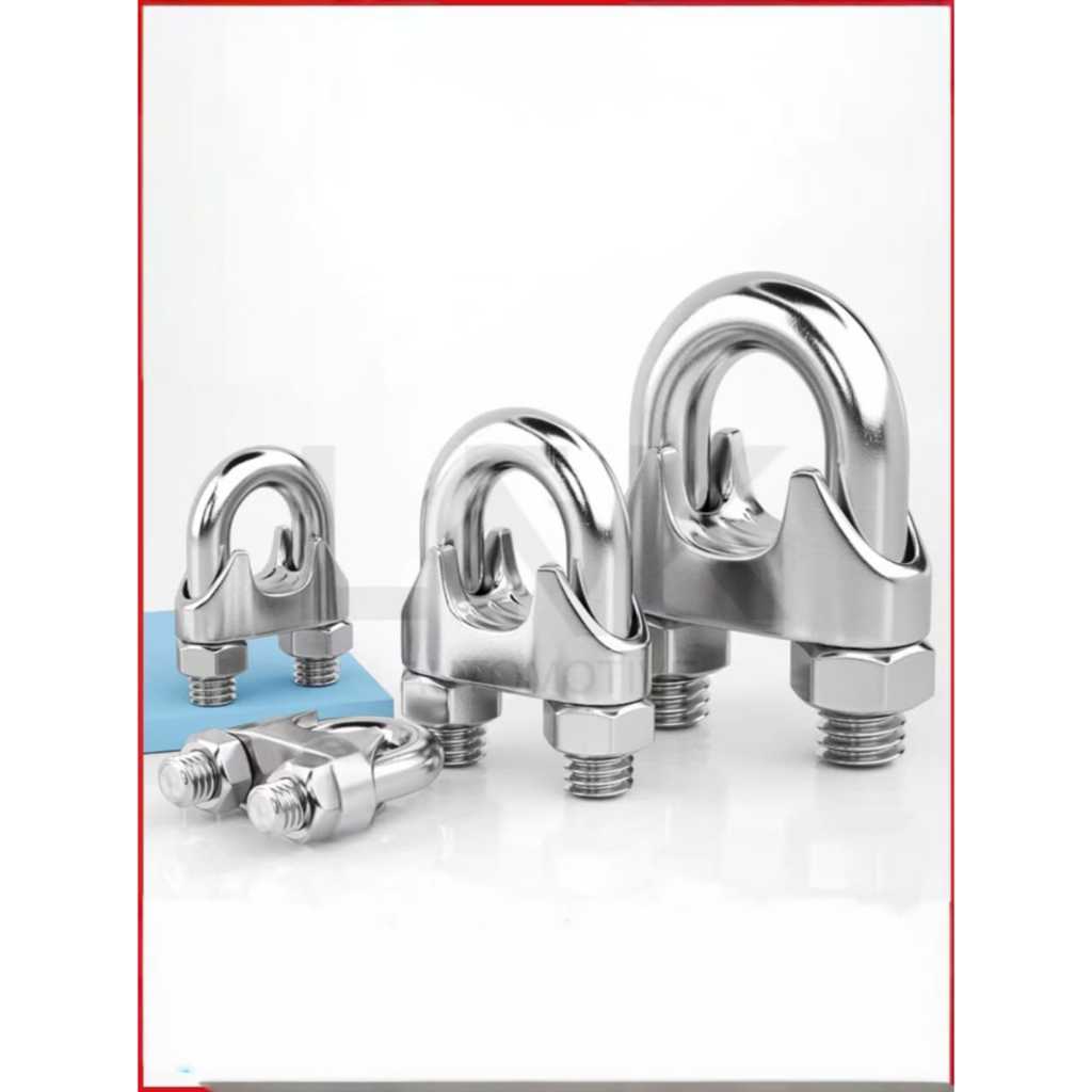 Wire Rope Clip Stainless Steel 304 Cable Clip M12 M14 M16 | Shopee Malaysia