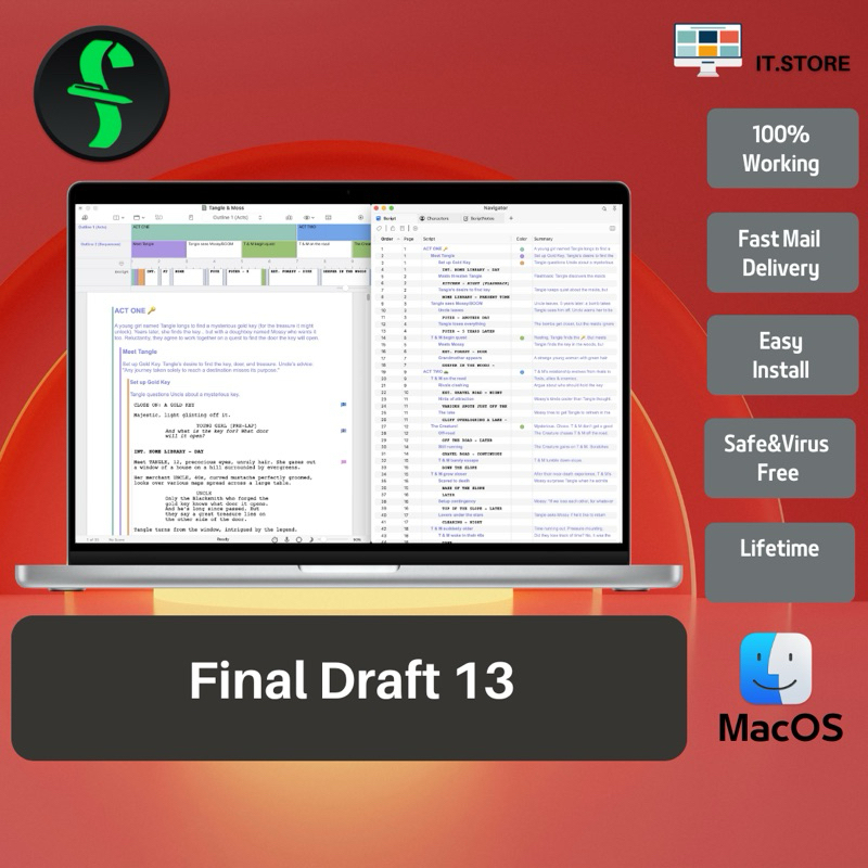 Final Draft MacOS – Professional screenwriting software for creating, formatting & collaborating ...