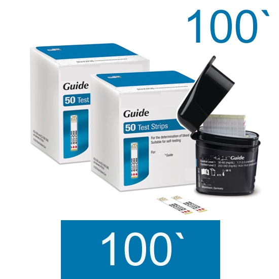 100 GUIDE TEST STRIPS GUIDE STRIP Exp 08/2026 | Shopee Malaysia