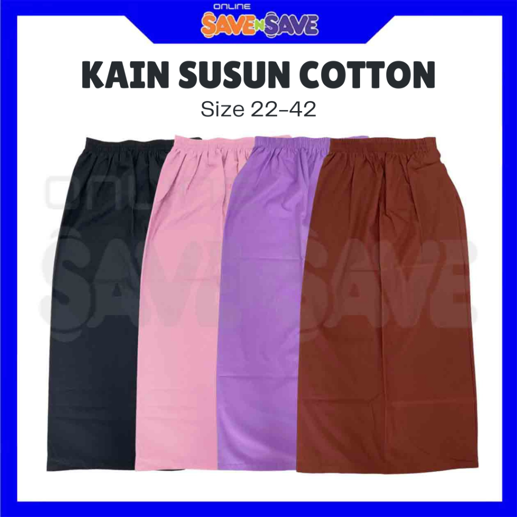 Kain Susun Kain Lipat Tepi Kain Cotton Perempuan Hitam Ungu Pink Coklat ...