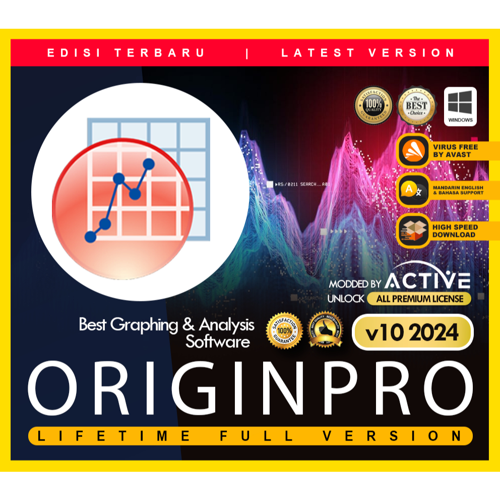 💻 OriginPro 2024 💻 Windows | Full Version | Lifetime License | Updated 2024 | Shopee Malaysia