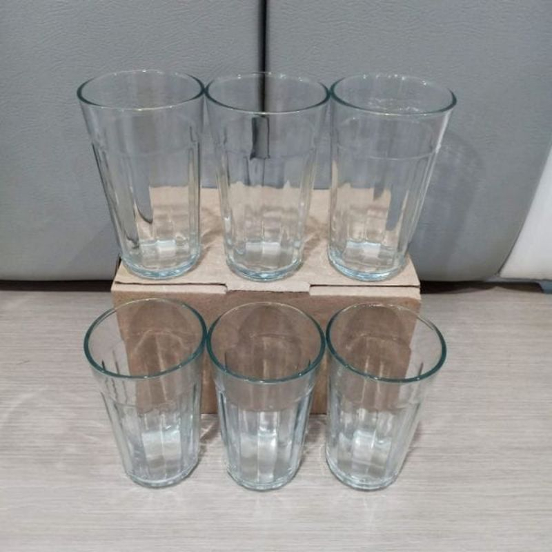 ROYALEX Indonesia Clear Glass Drinking Cup 330ml – Tall Tumbler Water ...