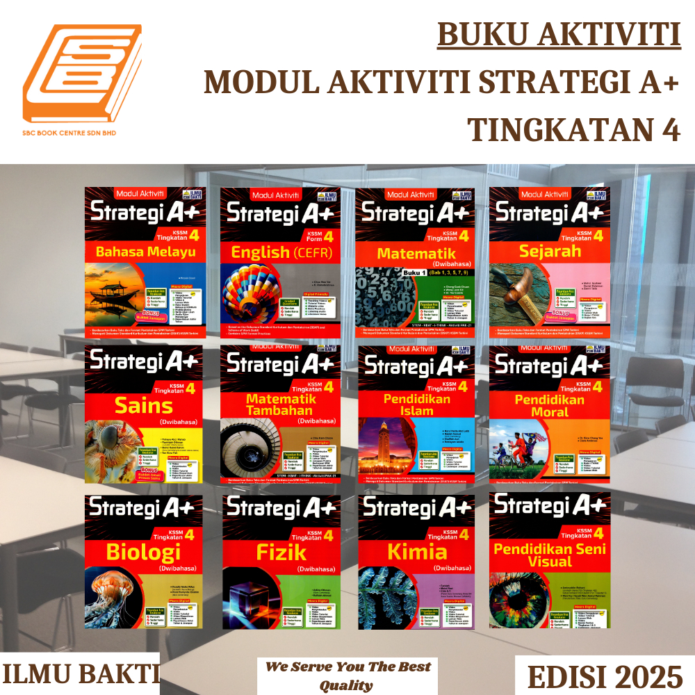 [SBCB] Buku Latihan : Modul Aktiviti Strategi A+ Tingkatan 4 | Shopee Malaysia
