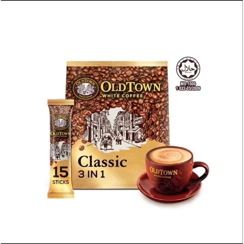 Old Town White Coffee Classic 3in1 35g x 15 Sachet | Shopee Malaysia