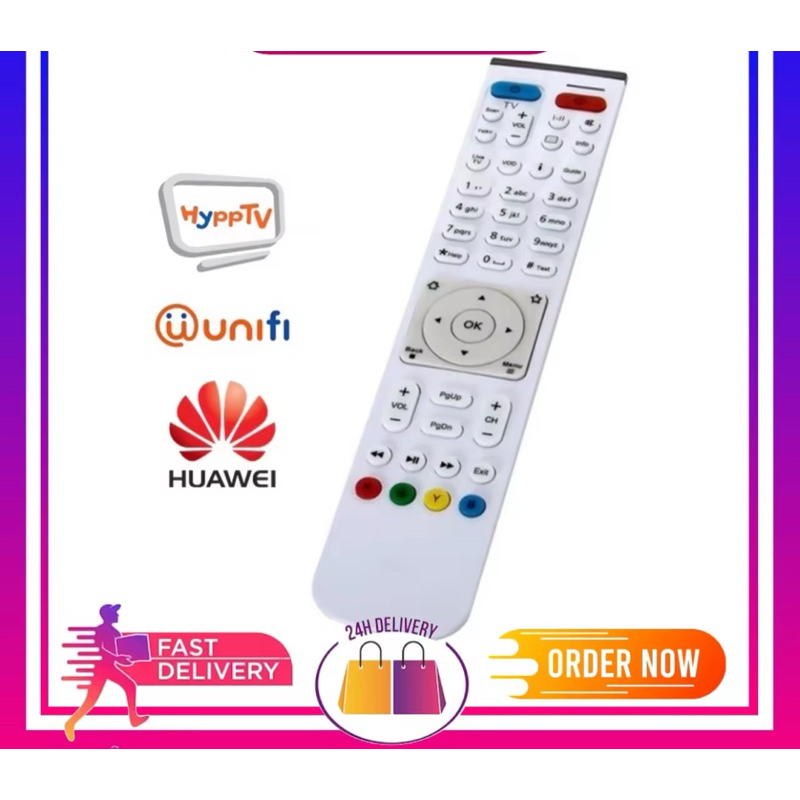 HyppTV Remote Control (White)REMOTE CONTROL FOR HYPPTV UNIFI TV (NO BOX ...