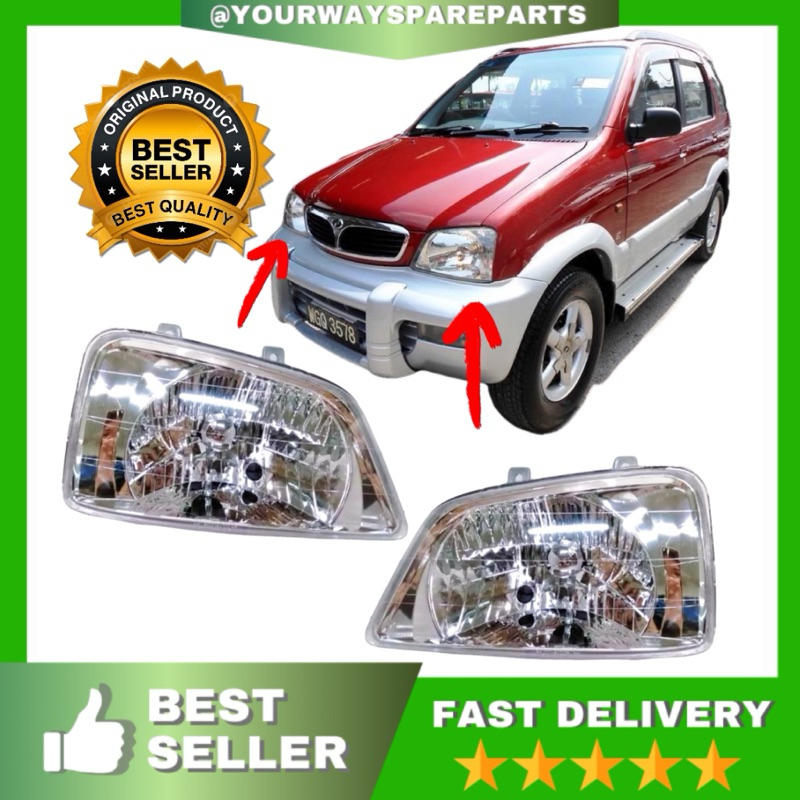 Perodua Kembara Year1998 to Year2002 Head Lamp Depan Lampu Besar ...