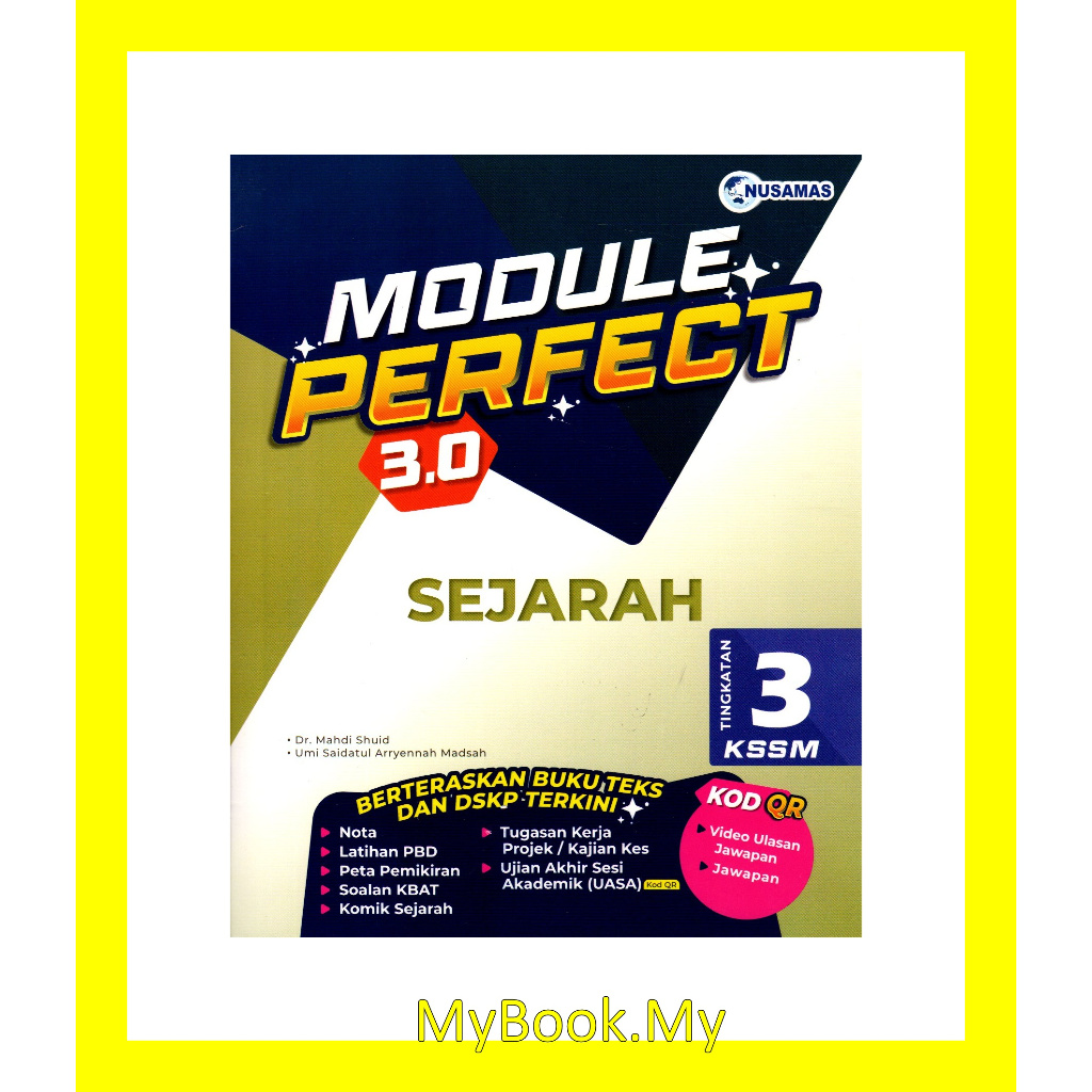 *BARU* MyB Buku Latihan : Sejarah - Module Perfect 3.0 Tingkatan 3 (Nusamas) | Shopee Malaysia