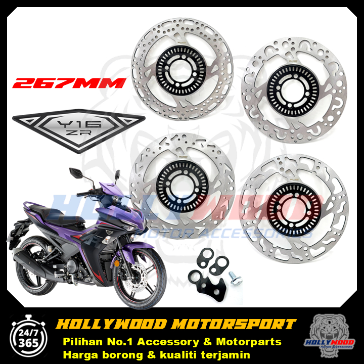 DISK DEPAN Y16ZR ABS 4'LUBANG CUSTOM SIAP ABS BRACKET / Y16 FRONT DISC ...