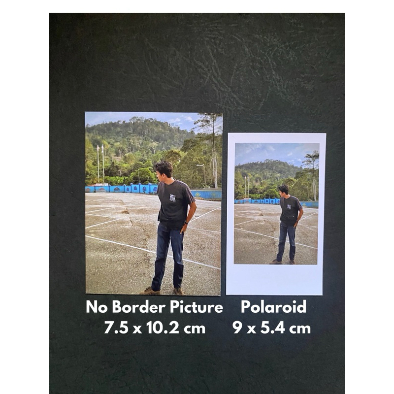 Lomo Card Polaroid Mini Polaroid Murah Photo Printing Saiz 9x 5.4cm ...