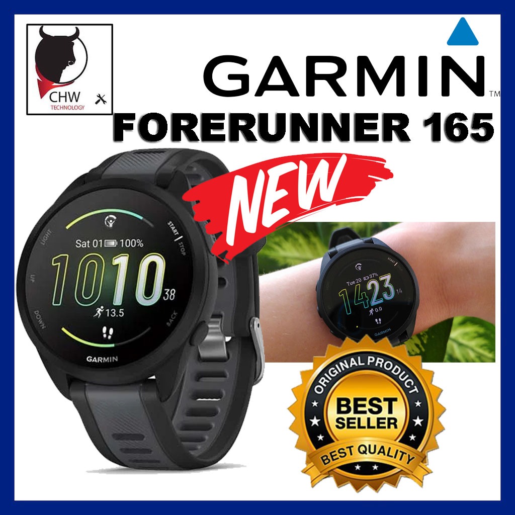 ORIGINAL GARMIN MALAYSIA FORERUNNER 165 SMARTWATCH GARMIN | Shopee Malaysia