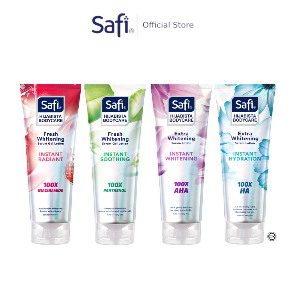 SAFI Hijabista Bodycare Serum Lotion Body Moisturiser 180ml | Soothing ...