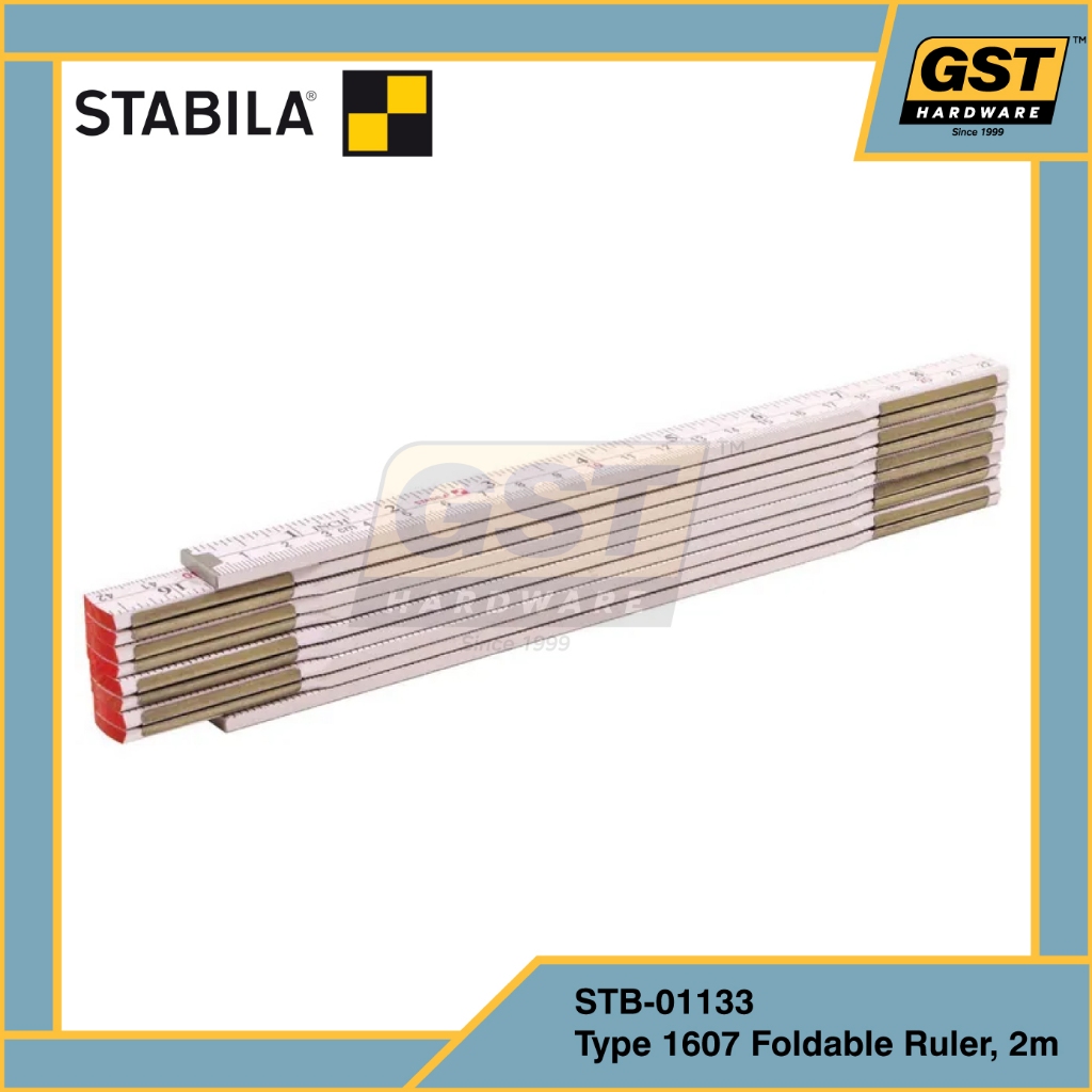 Stabila 2m Folding Wooden Ruler Measuring Ruler Wood Ruler | Shopee ...