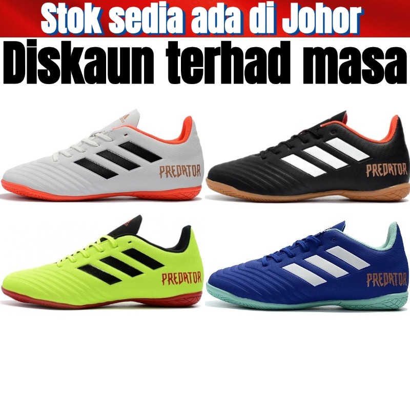 Adidas Predator 18.4 IC Training Kasut Bola Sepak shoes soccer FUTSAL ...
