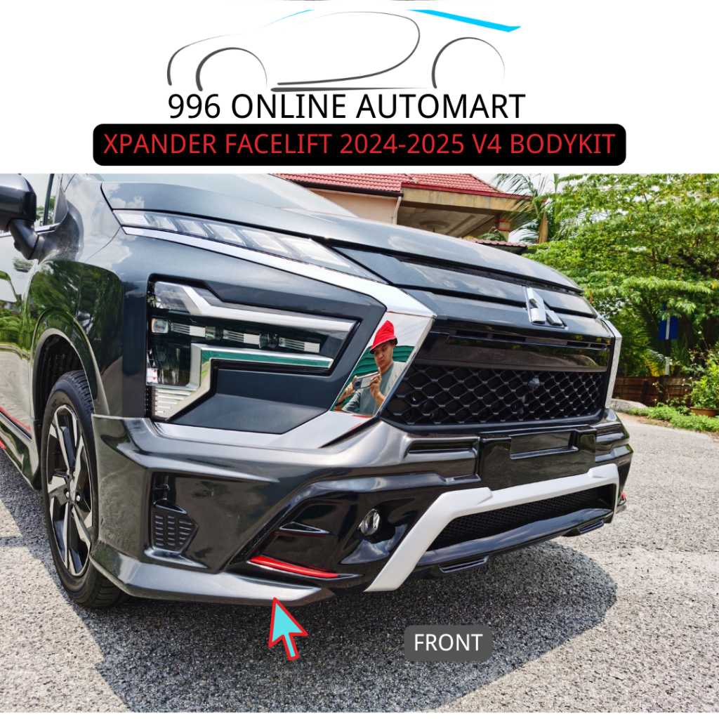 Mitsubishi Xpander Facelift 2024-2025 V4 Bodykit PU Material Nice ...