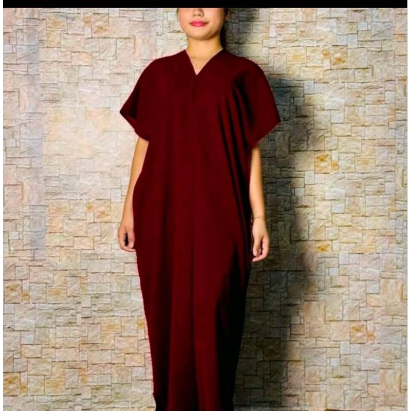 Kaftan V Shape Ironless (Free Size ) | Shopee Malaysia