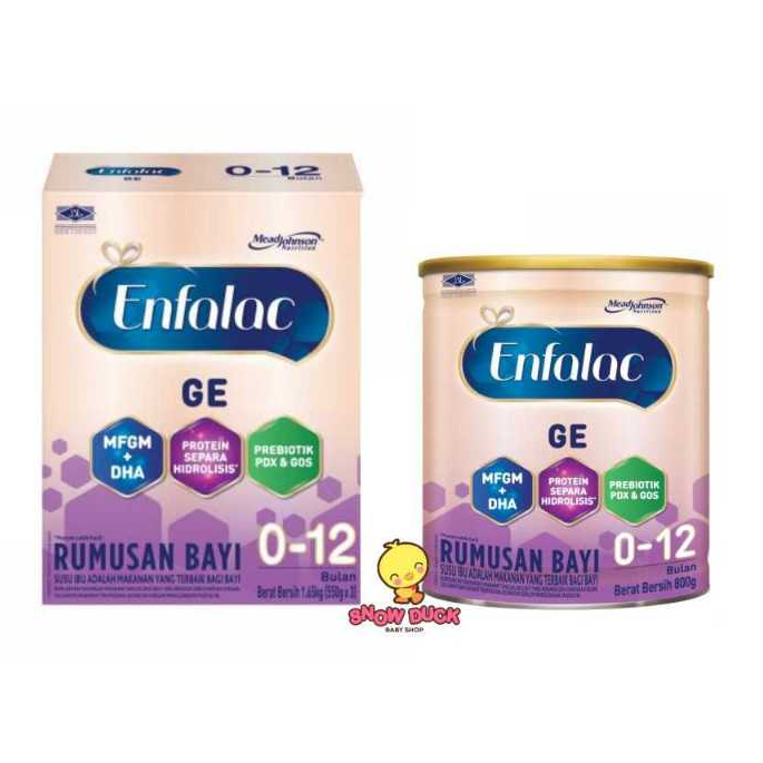 Enfalac Baby GE Step 1 - 800g/ 1.6kg/ 1.65kg (Milk Formula) | Shopee ...