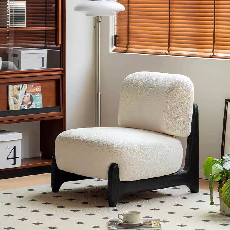 [PRE ORDER] KELLAN Single Lounge Sofa Nordic Minimalist Boucle Accent ...