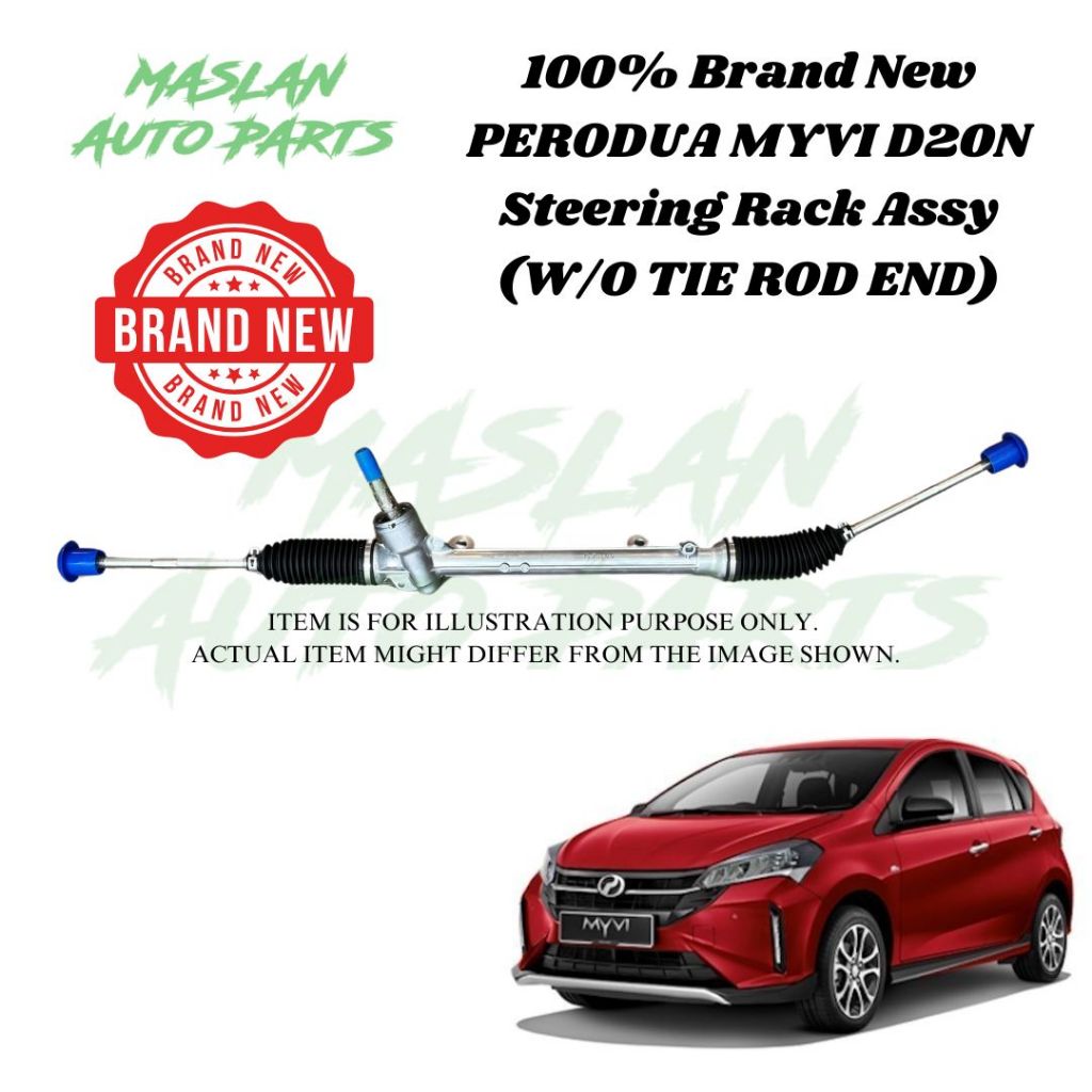 Perodua Myvi D20N 100% Brand New OEM Power Steering Rack (W/O Tie Rod ...