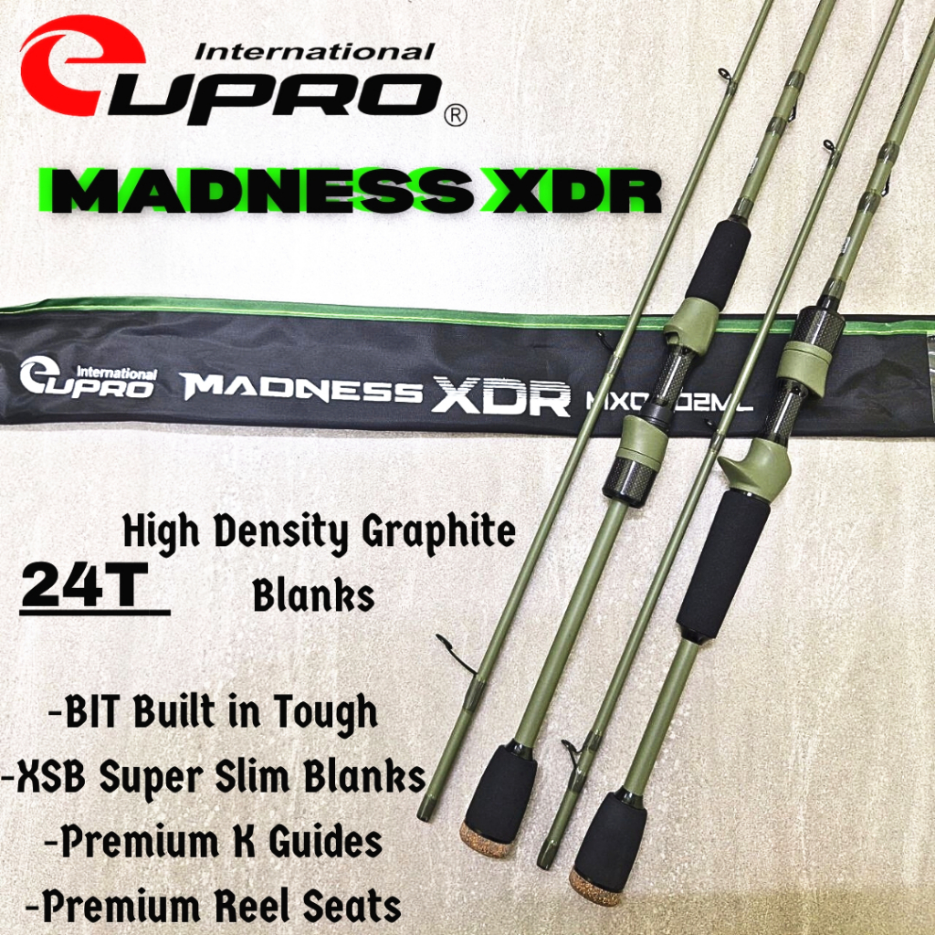 EUPRO MADNESS XDR SPINNING CASTING ROD | Shopee Malaysia