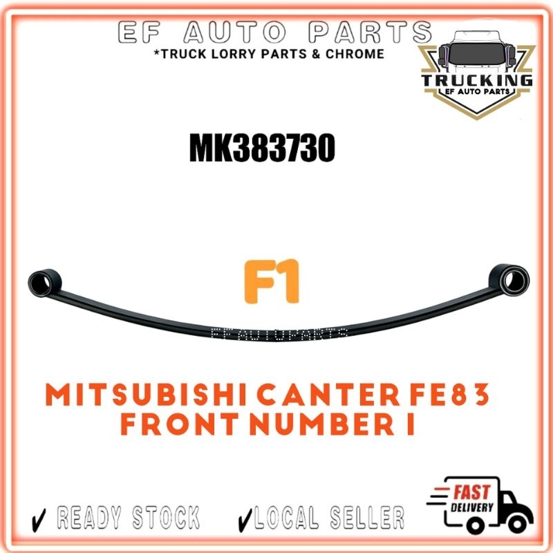 KING MITSUBISHI FUSO CANTER FE83 FRONT NO1 LEAF SPRING MK383730 F1 ...