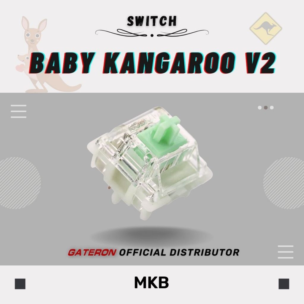 Gateron Baby Kangaroo V2 Tactile Switch For Mechanical Keyboards ...