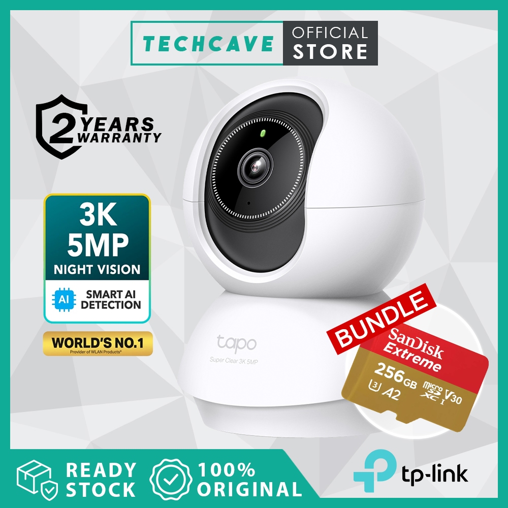 TP-Link Indoor 3K 5MP Tapo C230 C225 C220 C200C C100 CCTV Wifi Wireless ...