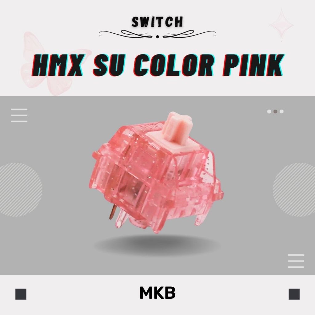 MKB HMX SU Color Pink / Purple / Blue Linear Switch for Mechanical ...