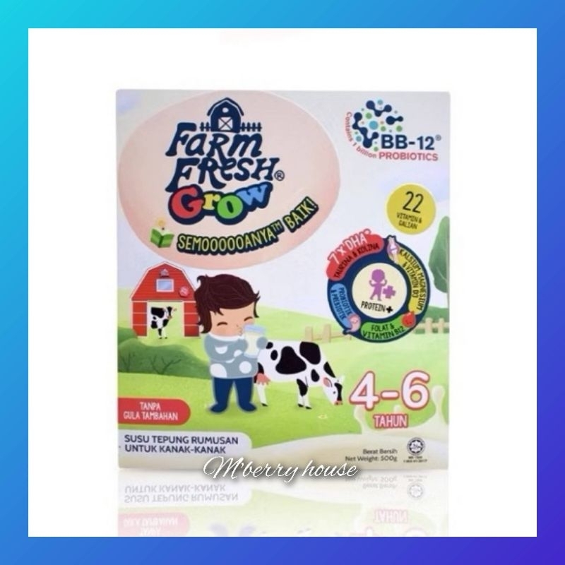 Farm Fresh Grow Powder 4-6 year old 500g (exp:2026) | Shopee Malaysia