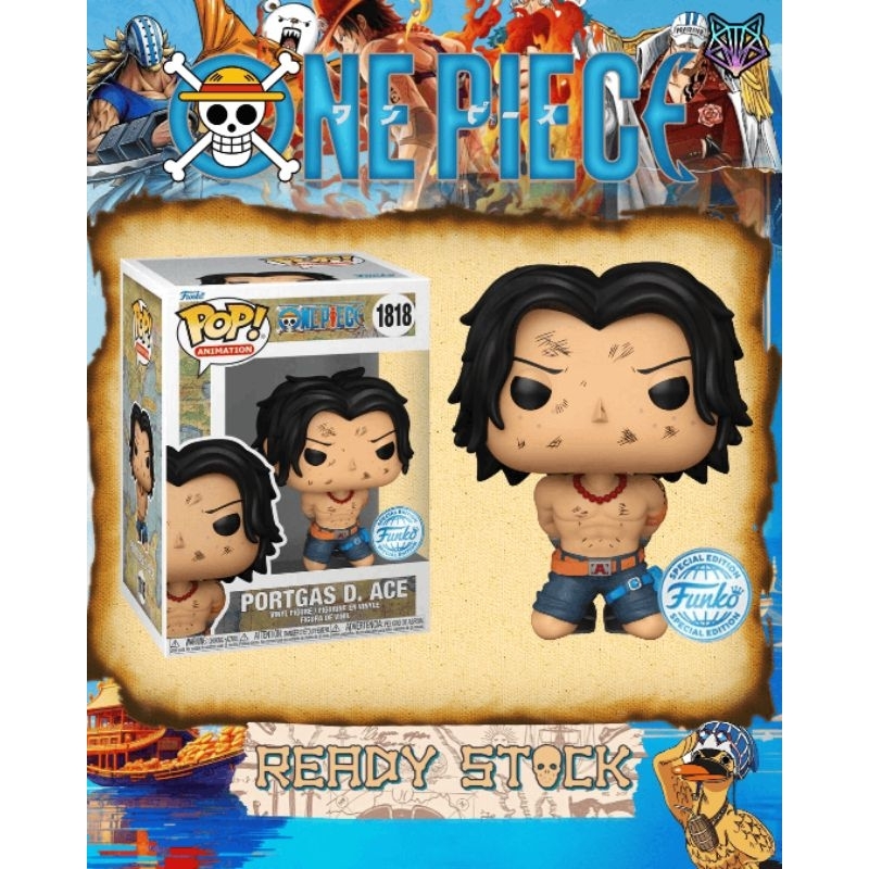 🦊[ Ready Stock ]🦊 Funko POP ! Anime One Piece Ace Execution Special ...