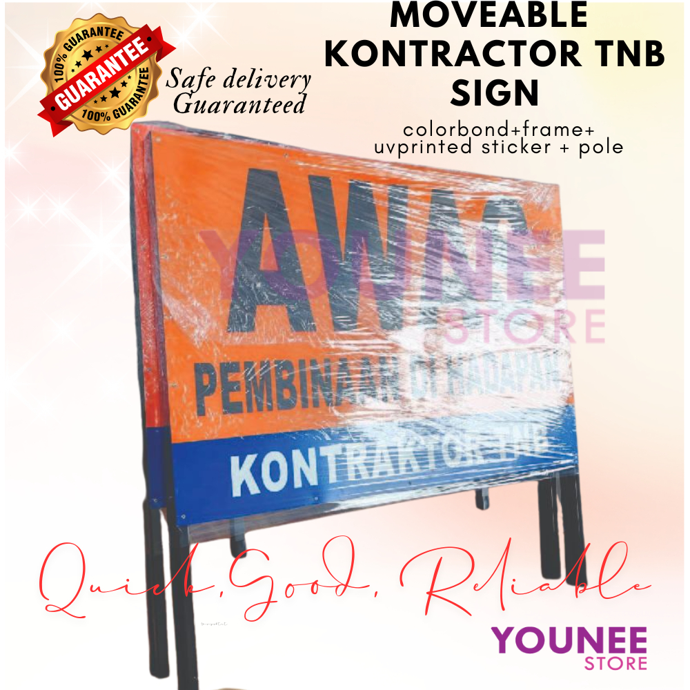 Kontraktor TNB SIGN, AWAS PEMBINAAN DI HADAPAN , TNB contractor ...