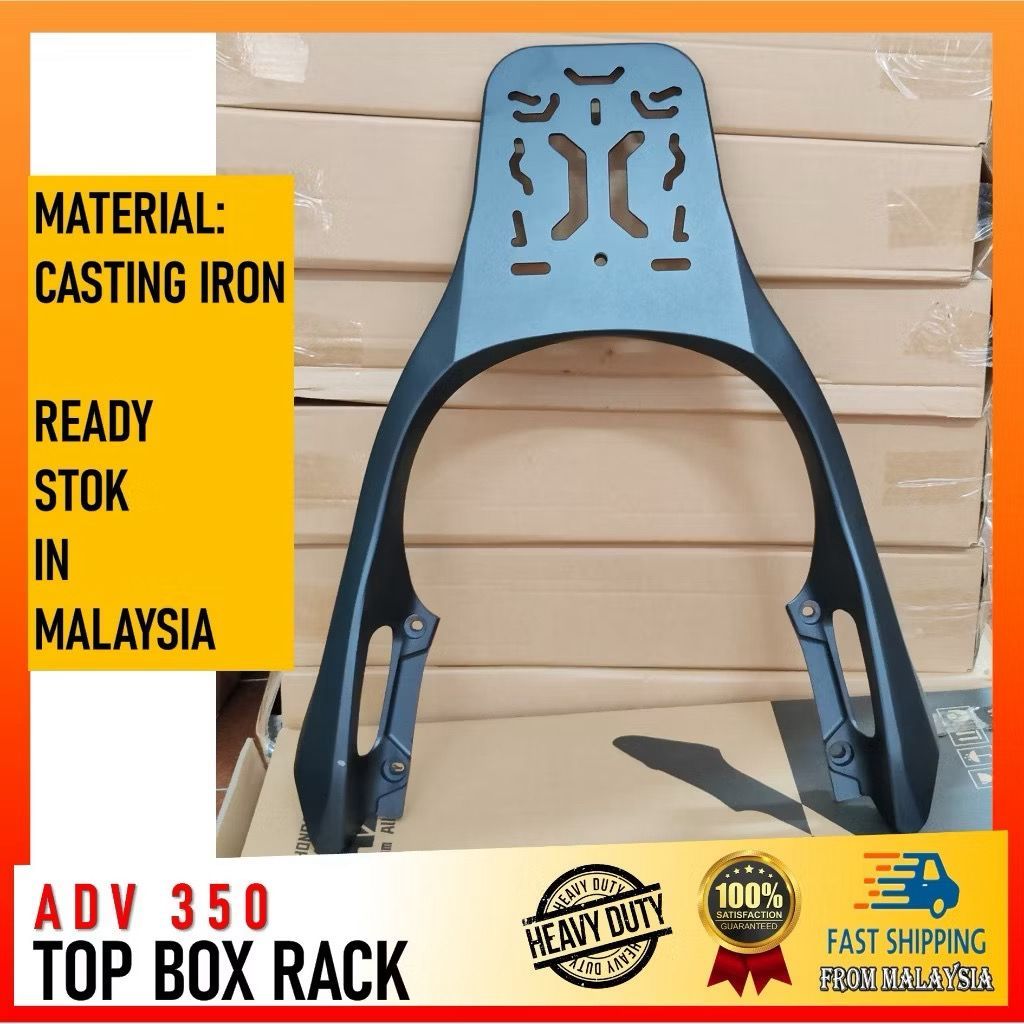 ADV350 ADV 350 Heavy Duty Top Box Bracket Rear Carrier Luggage Rack ...