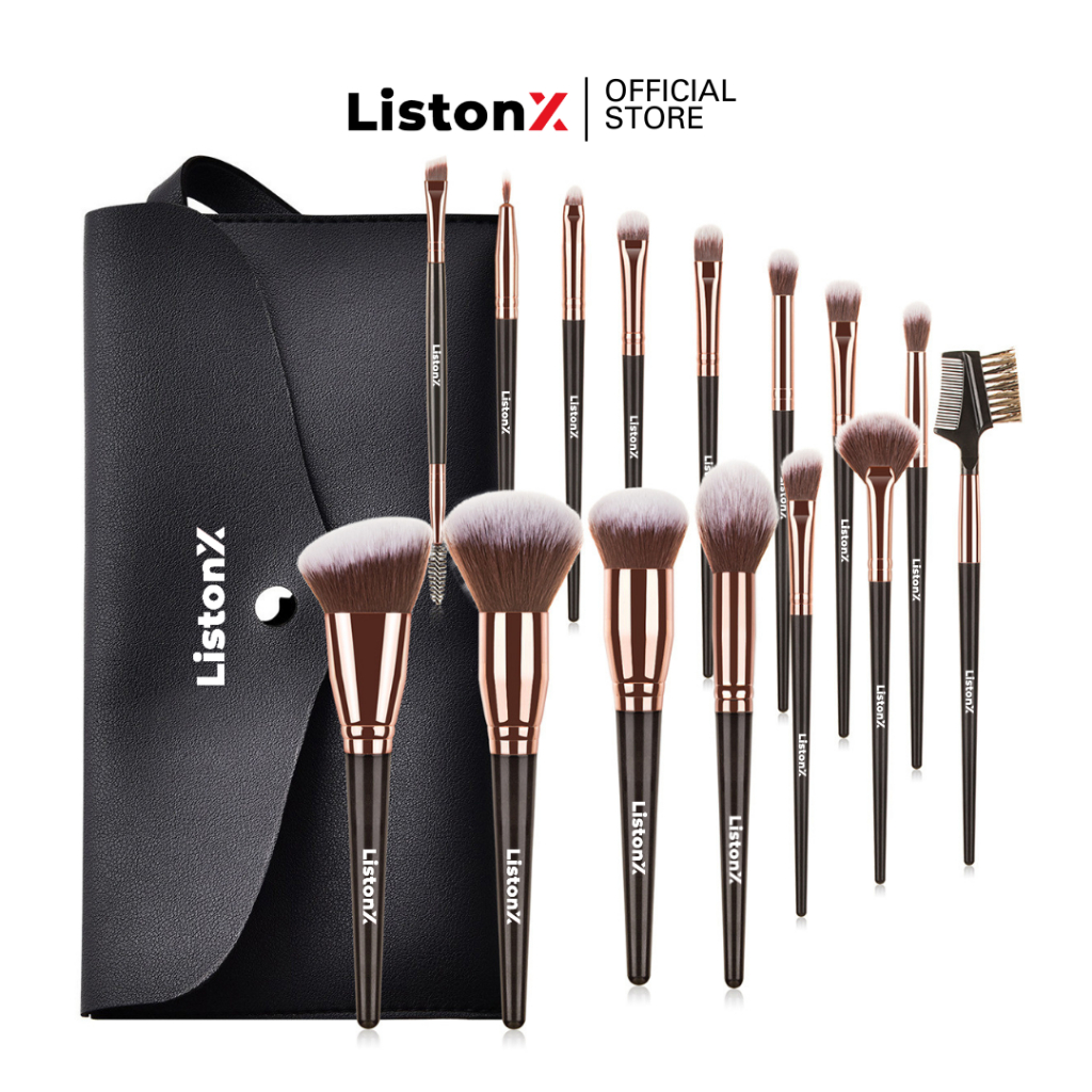 Set Berus Mekap Deluxe ListonX GlamourCraft – Set Lengkap Berus Muka ...