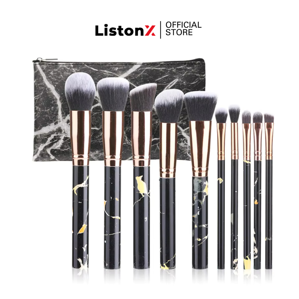 ListonX Set Berus Solekan Profesional (10 Keping) – Reka Corak Batu ...