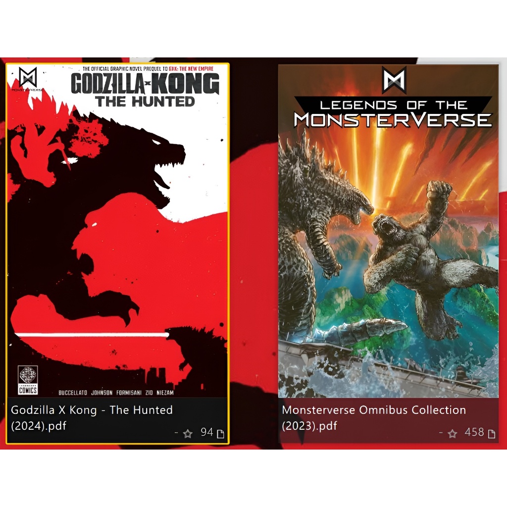 (PDF) Godzilla X Kong The Hunted & Monsterverse Omnibus Collection 1+1 ...