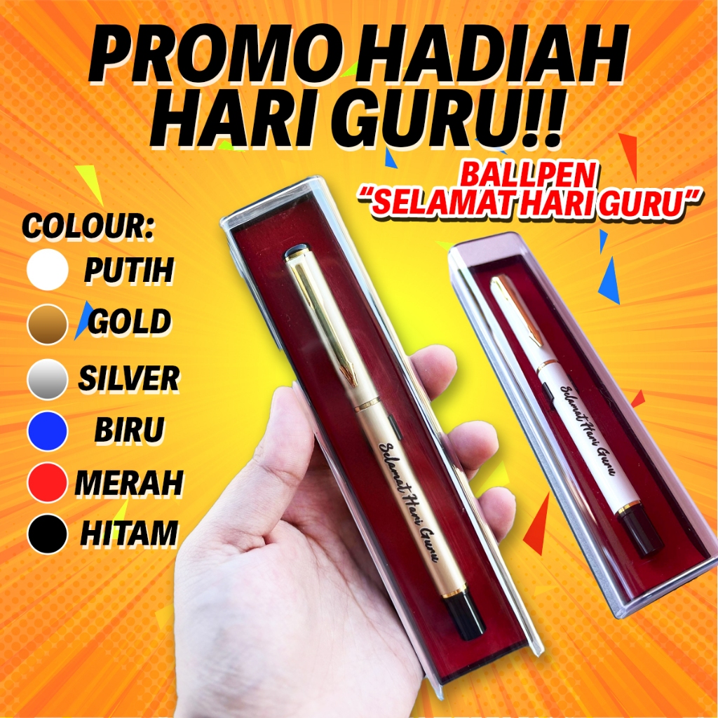 Pen Eksklusif HADIAH HARI GURU 2025 Beserta Kotak Pen Acrylic Lutsinar ...