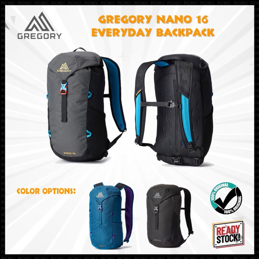 ORIGINAL GREGORY NANO 16 Everyday Backpack (Ready Stock!!) | Shopee ...