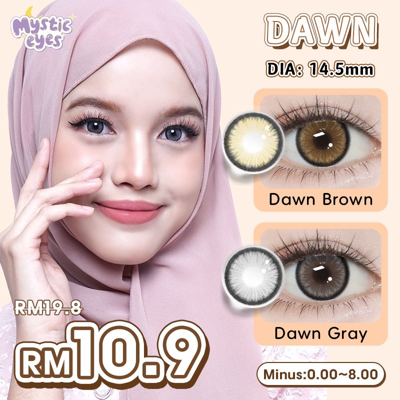 Mysticeyes Dawn siri warna kanta sentuh kanta lekap 2 keping bulanan ...