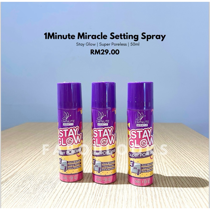 FABOULOOKS BEAUTY SETTING SPRAY ( 1MM STAY GLOW ) | Shopee Malaysia
