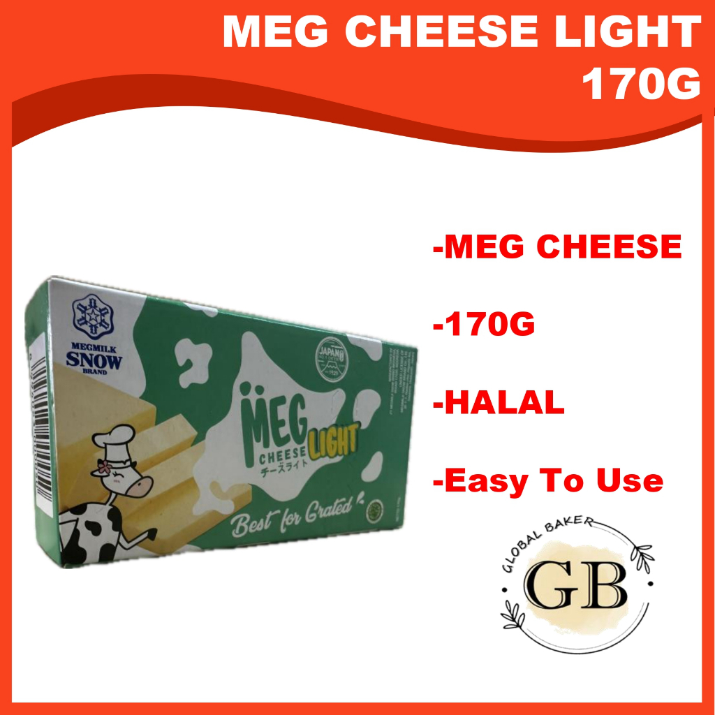 MEG PROCESSED CHEDDAR CHEESE 170G (HALAL)(READY STOCK)(CHEAPEST ...