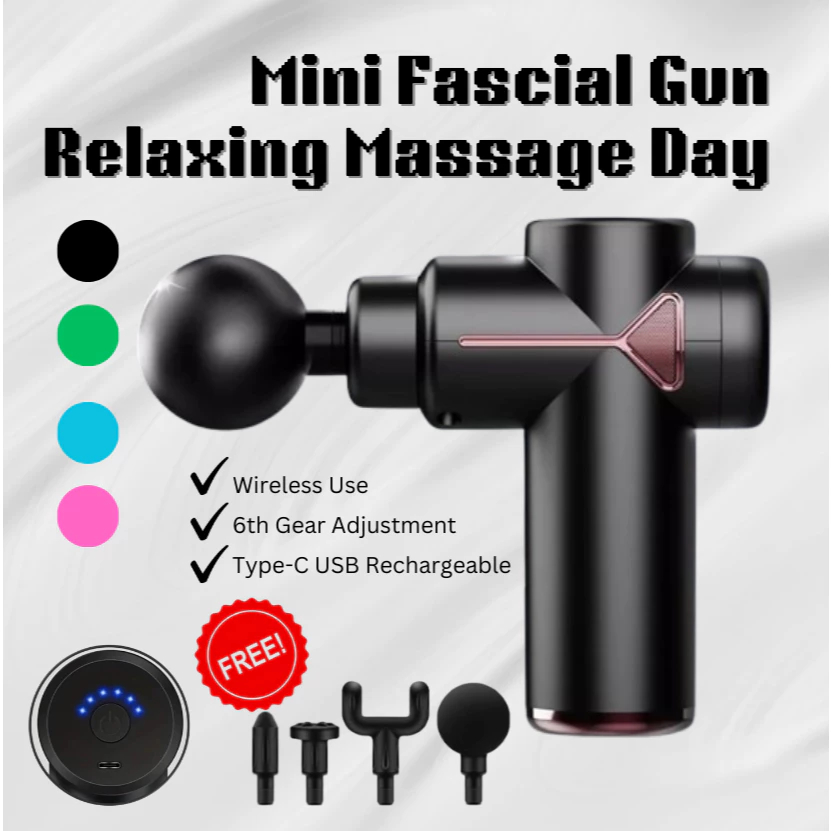 Mini Massage Gun Wireless Massage Gun Muscle Relaxation Massage ...